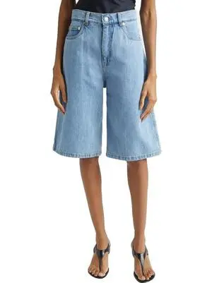 Coperni Denim Bermuda Shorts - Blue Lgiht Blu