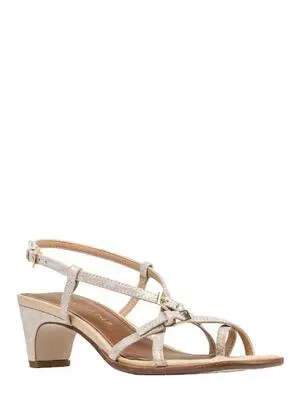 DONALD PLINER Daffney Strappy Sandal Platino