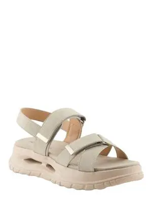 SPRING STEP SHOES Firebird Platform Sandal - Light Grey