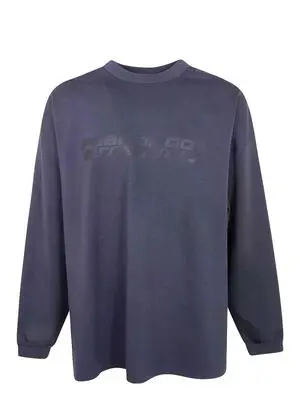 Fear Of God Logo Long Sleeve T-shirt - Blue