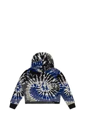 Amiri Tie-dye Fleece Hoodie - Blue