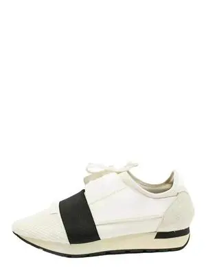 Balenciaga Runner Leather Trainers - Neutrals