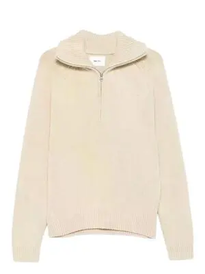 Nn07 Zip-fastening Sweater - Neutrals