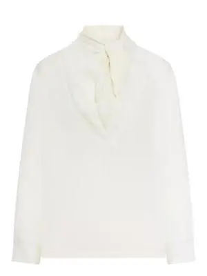 Max Mara Tie-neck Blouse - Neutrals