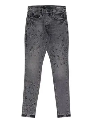 PURPLE BRAND Embossed P001 Jeans - Grey