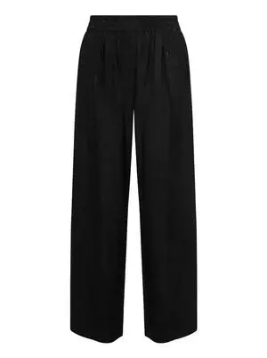 Brunello Cucinelli Sequin Striped Trousers - Black