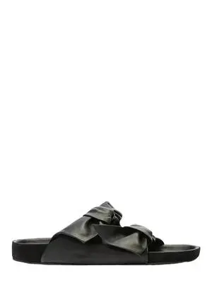 Isabel Marant Lennyo Bow Sandals - Black