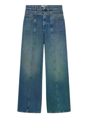 Closed Panelled Wide-leg Jeans - Blue