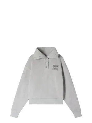 Sandro Logo-plaque Sweatshirt - Grey