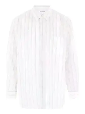 Comme Des Garçons Striped Shirt - White