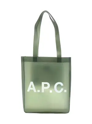 A.p.c. Logo Tote Bag - Green