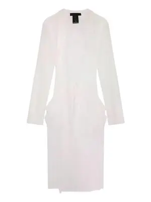 MARIA CALDERARA Tulle Coat - White
