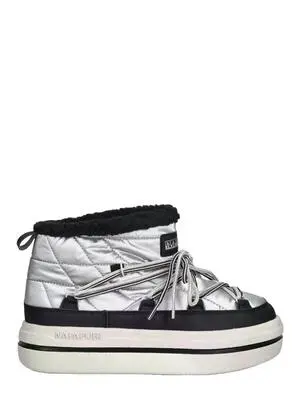 NAPAPIJRI Glacier Quilted Boots - Silver