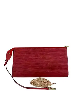 LOUIS VUITTON Epi Pochette Accessoires Clutch - Red