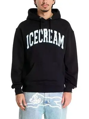 BILLIONAIRE BOYS CLUB - ICE CREAM Logo-appliqué Hoodie - Black