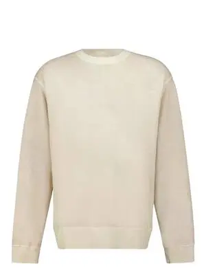 120% Lino Safari Long-sleeve Sweater - Neutrals