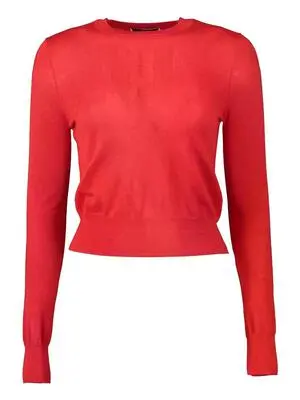 Adam Lippes Ava Fine-knit Jumper - Red