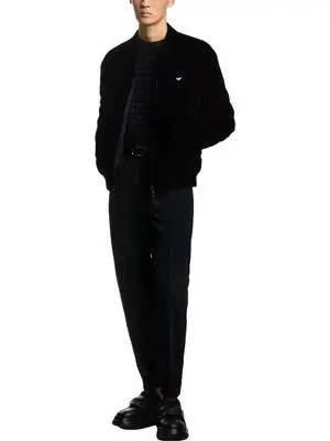Emporio Armani Elasticated Trousers - Black