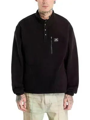 PATTA Sherpa Fleece Sweatshirt - Black