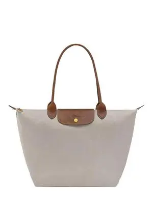 Longchamp Le Pliage Top-handle Tote Bag - Neutrals