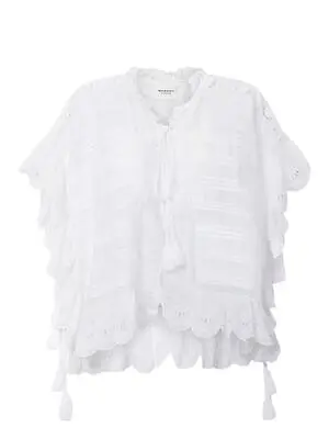 MARANT ETOILE Tie-Neck Blouse