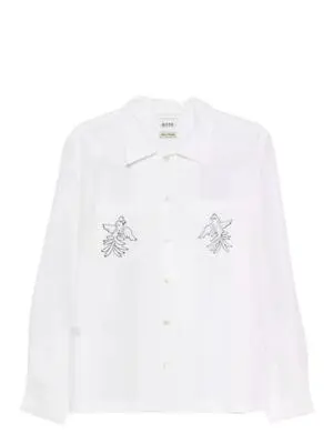 BODE Cockatoo Embroidered Shirt - White