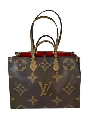 LOUIS VUITTON 2019 Onthego Gm Tote Bag - Brown