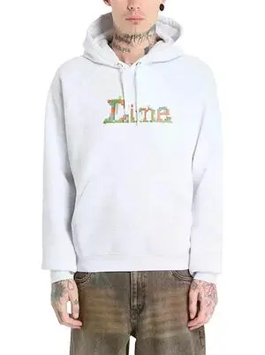 DIME Classic Craft Printed Hoodie - Grey