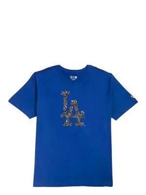 New Era Mlb La Dodgers Paisley Elements Short-sleeve T-shirt - Blue
