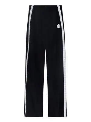 Kenzo Logo Straight-leg Trousers - Black