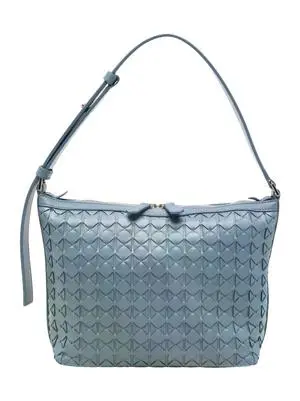 SERAPIAN Small Ani Mosaico Shoulder Bag - Blue