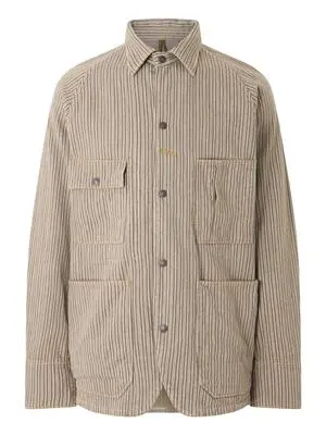 Kapital Pinstriped Cotton-blend Twill Jacket - Gray