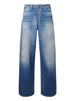 Acne Studios Straight-leg Distressed Jeans - Blue