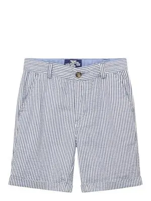 Trotters Striped Charlie Chino Shorts - Blue