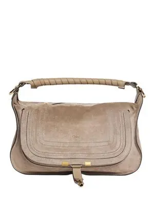 Chloé Small Marcie Shoulder Bag Brown