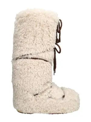 Moon Boot Icon Curly S Boots - Beige