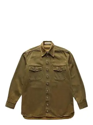 NAMACHEKO Hank Denim Shirt - Green