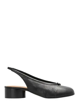 MAISON MARGIELA Tabi Ballerina Slingbacks - Black