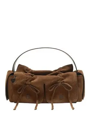 Acne Studios Multipocket Suede Shoulder Bag - Brown