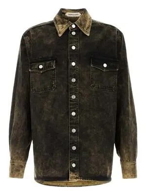 NAMACHEKO Hank Denim Shirt - Black