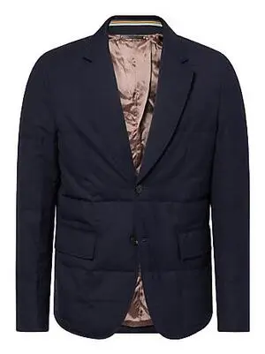 Paul Smith Padded Single-breasted Wool Jacket - Navy