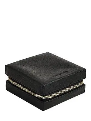Whistles Leather Jewellery Box - Black