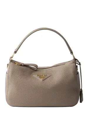 Prada Small Leather Bag - Grey