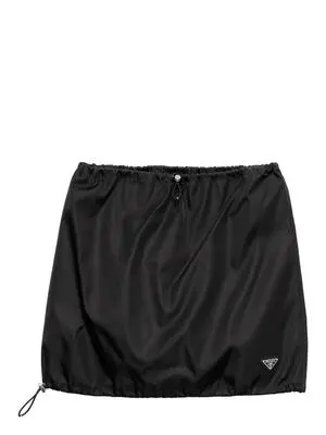 Prada Re-Nylon Miniskirt Black