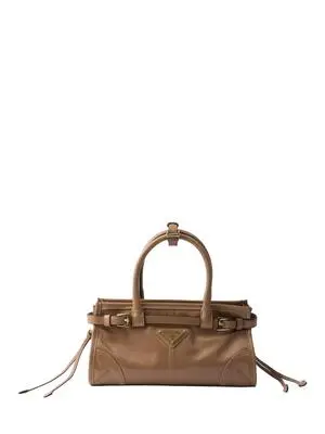 Prada Leather Mini Handbag - Pink