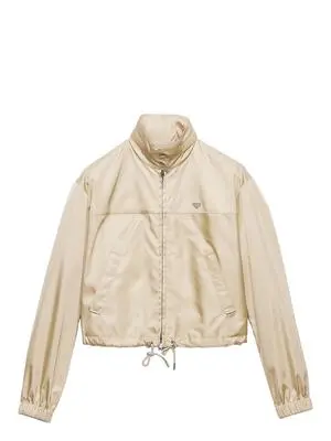 Prada Re-nylon Blouson Jacket - Desert Beige