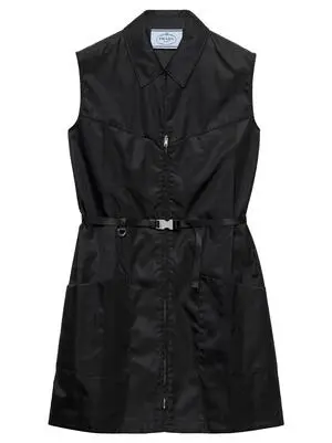 Prada Re-nylon Mini-dress - Black