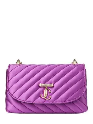 JIMMY CHOO Curve Crossbody Small - Violet Orchid/shiny Gold