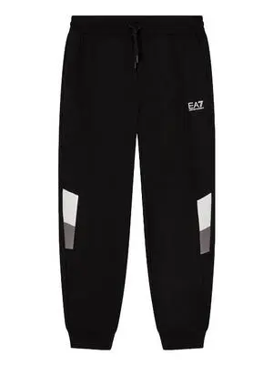 Emporio Armani Summer Block Pure Cotton Joggers - Black