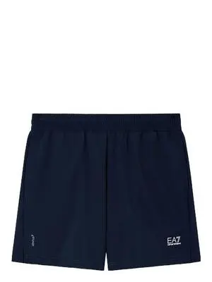 Emporio Armani Tennis Pro Ventus7 Technical Fabric Shorts - Navy